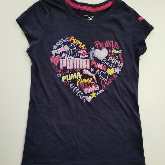 Puma | Shirts & Tops | Puma Girls Cute Tshirt | Poshmark
